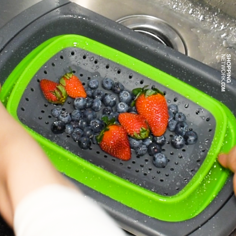 Collapsible Fruit Vegetable Strainer – UBrands
